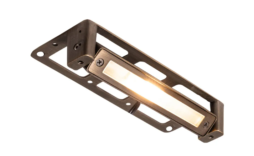 Brass 12V Undercover Hardscape Light (Bronze) with 3W 2700K G4 LED Bulb ...