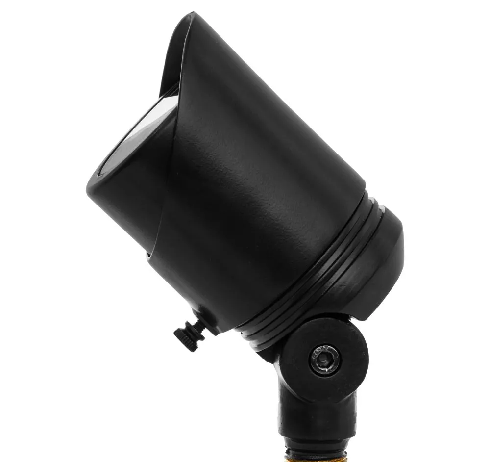 Pro LED Black Brass Spot/Wash Light 12V with 2700K MR16 LED Bulb ...